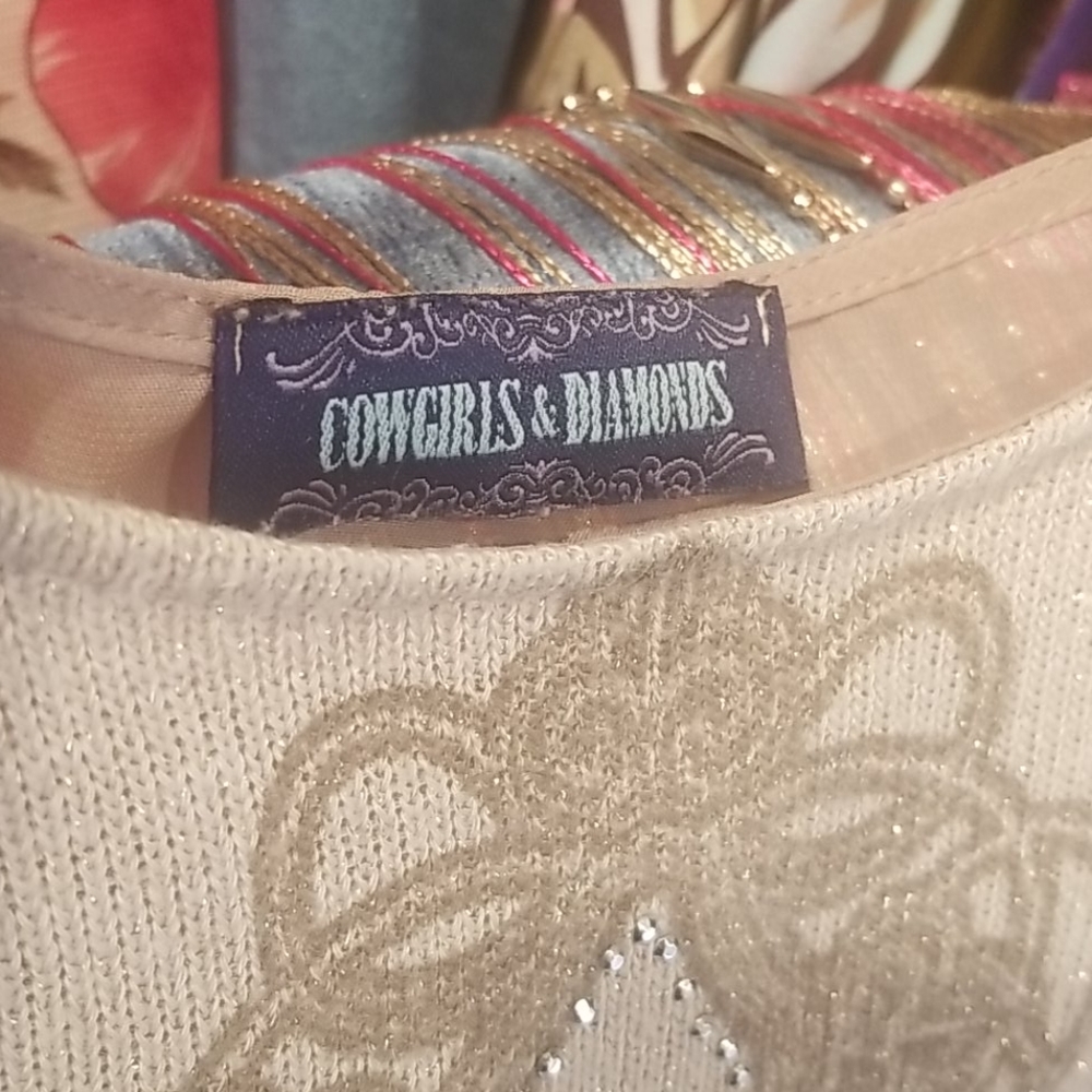 Cowgirls & Diamonds Long Sleeved Blouse - Gem